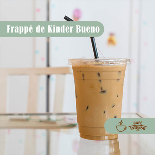 Hacer Café Frappé de Kinder Bueno casero, una receta irresistible